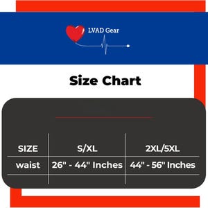 Heartmate 2 & 3 LVAD Belt – Adjustable Workout Medical Support Vest ...