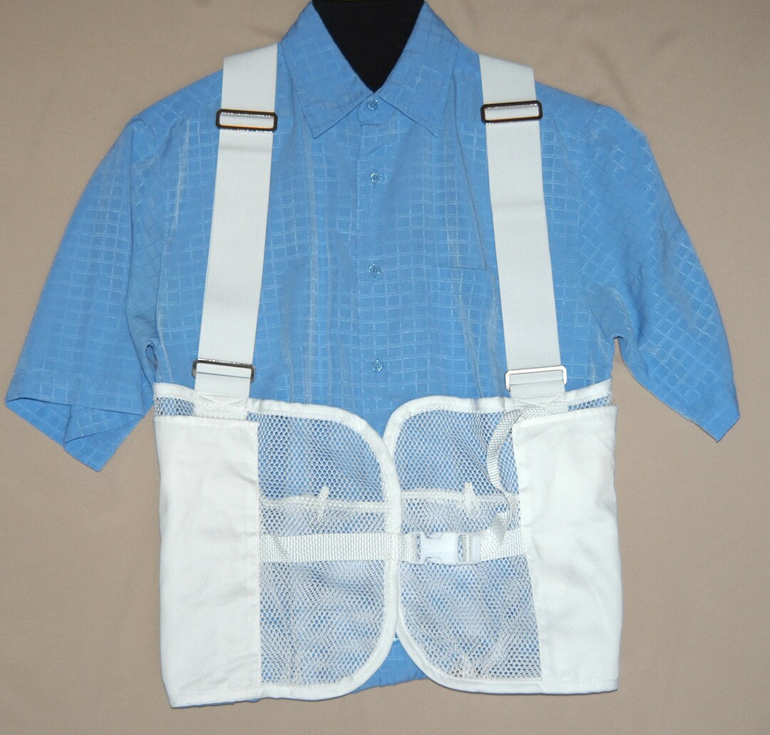 Mesh Lvad Vest White - Etsy
