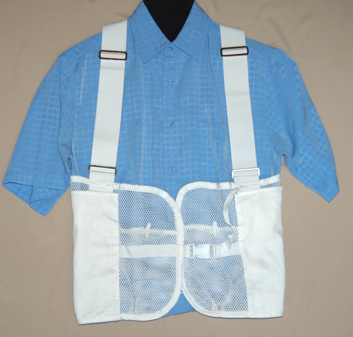 Mesh Lvad Vest White - Etsy