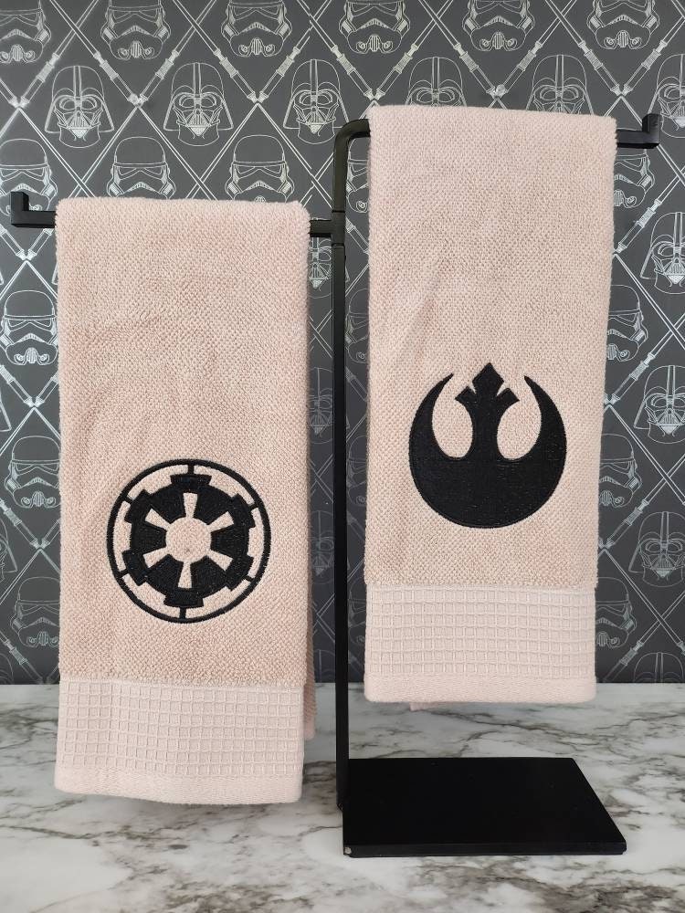 Set of 2 Star Wars Inspired Symbols Hand Towels - Etsy