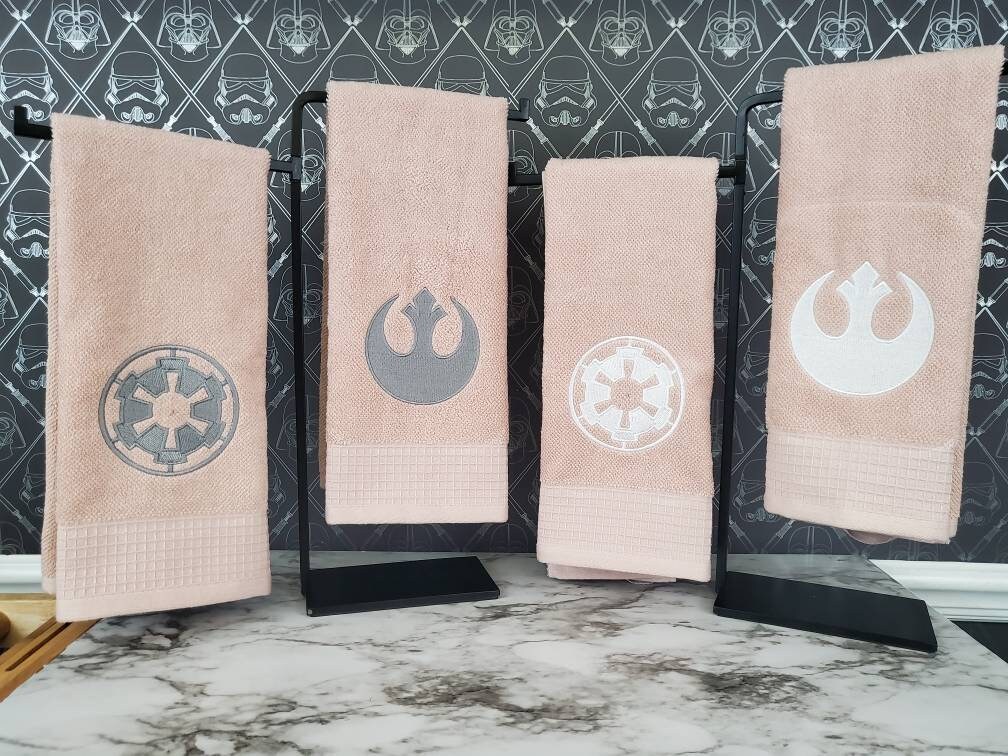 Set of 2 Star Wars Inspired Symbols Hand Towels - Etsy