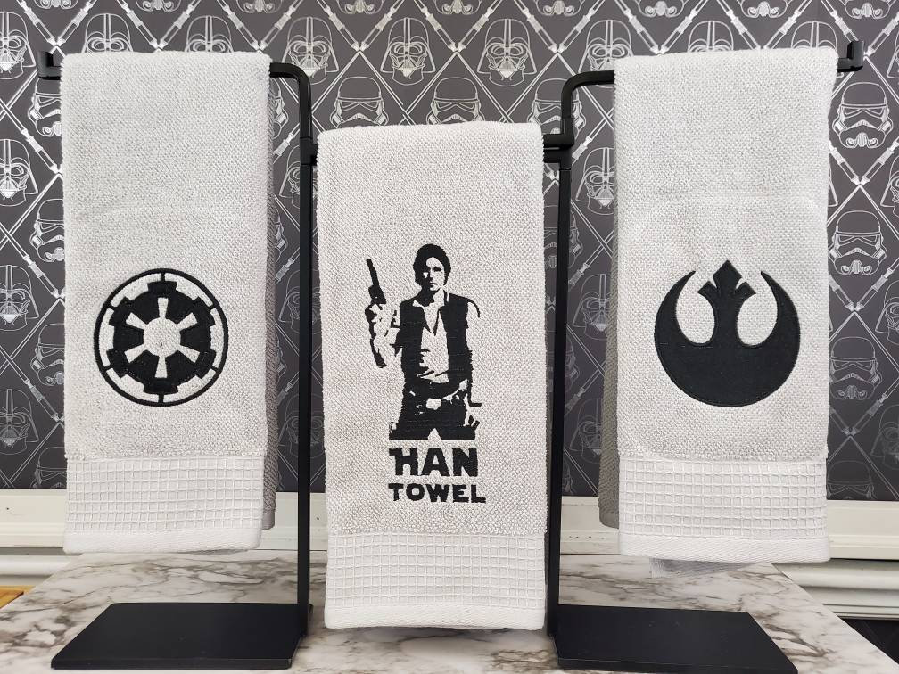 Set of 2 Star Wars Inspired Symbols Hand Towels - Etsy
