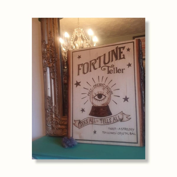 Fortune Teller Sign - Etsy