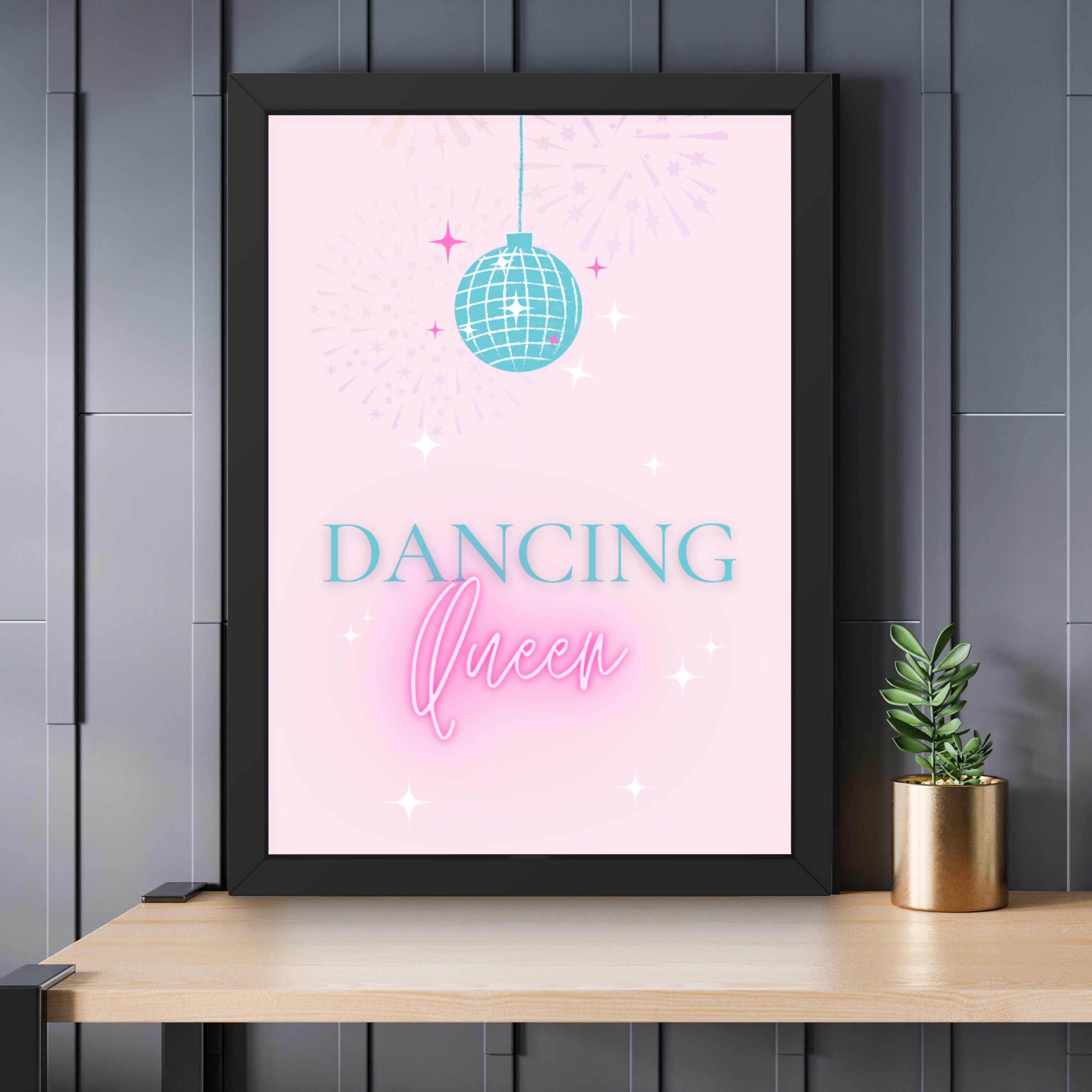 Dancing Queen Poster, Wall Art, Printable Pdf, Instant Download - Etsy