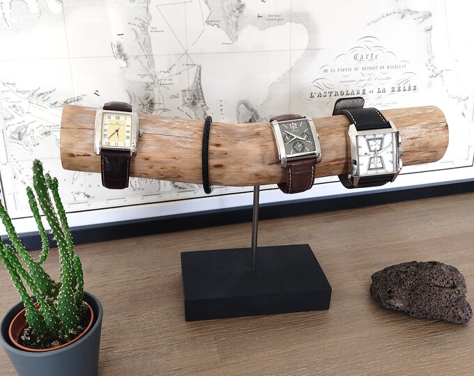 Watch Stand Multiple Watches Display Holder, Space Rocket, Solid Oak ...