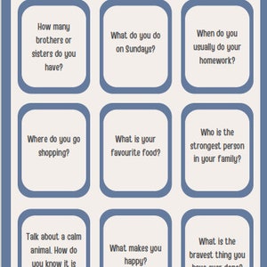 Conversation Cards, Conversation Starters, Road Trip Conversation Cards ...