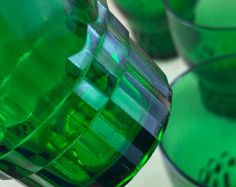 Green Glassware - Etsy