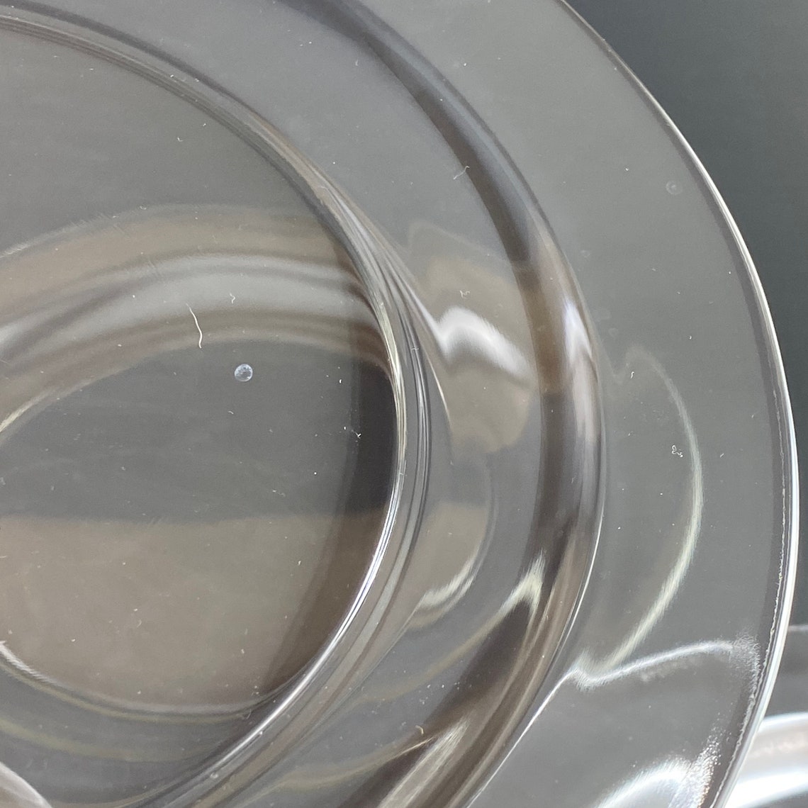 Set Of 4 Arcoroc Classique Clear Glass Dinner Plate Set Of 4 Etsy