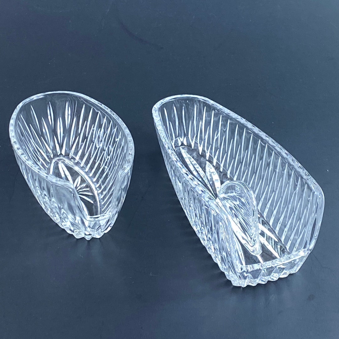 Vintage Princess House Highlights Crystal Spoon Fork Holder, Princess ...