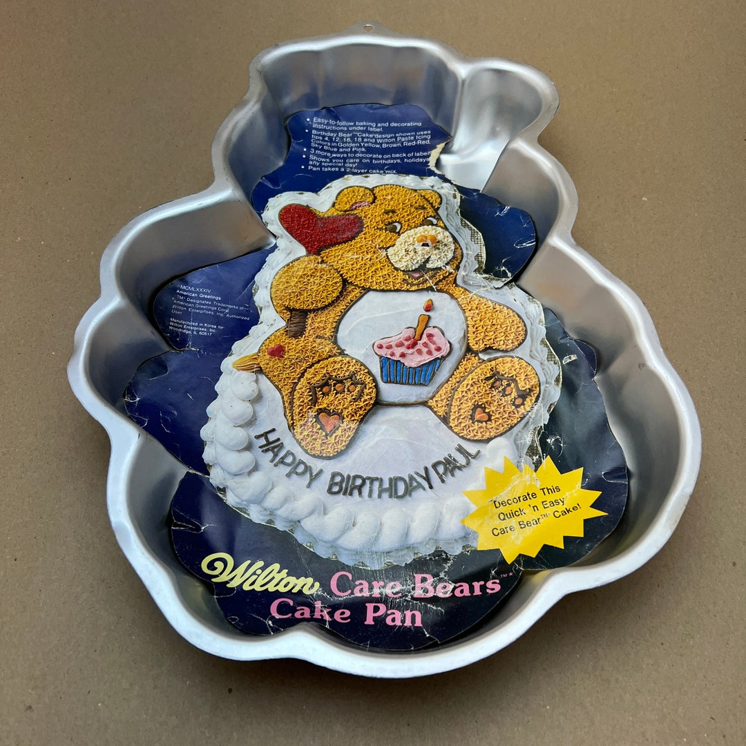 Wilton Care Bear First Birthday 1983 Vintage Cake Pan, Vintage Birthday ...