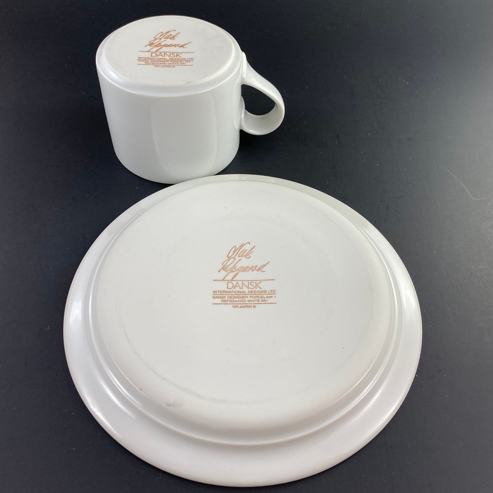 Niels Refsgaard White by Dansk Cup and Saucer Dansk Bistro | Etsy