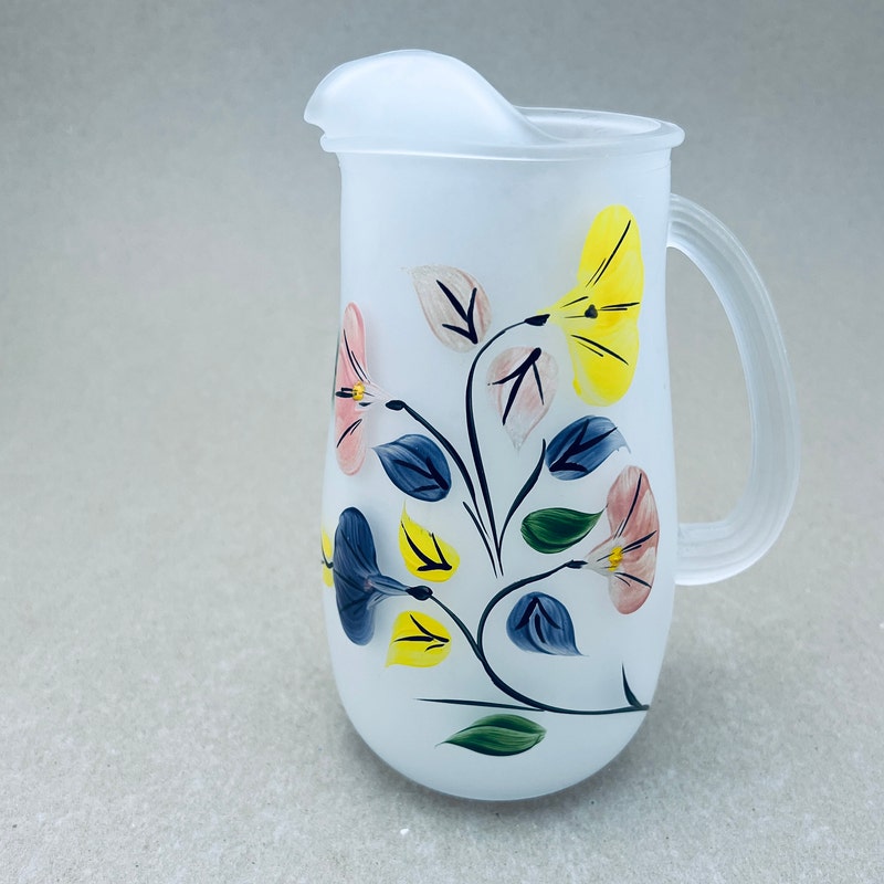 Hand Painted Pitcher - Etsy