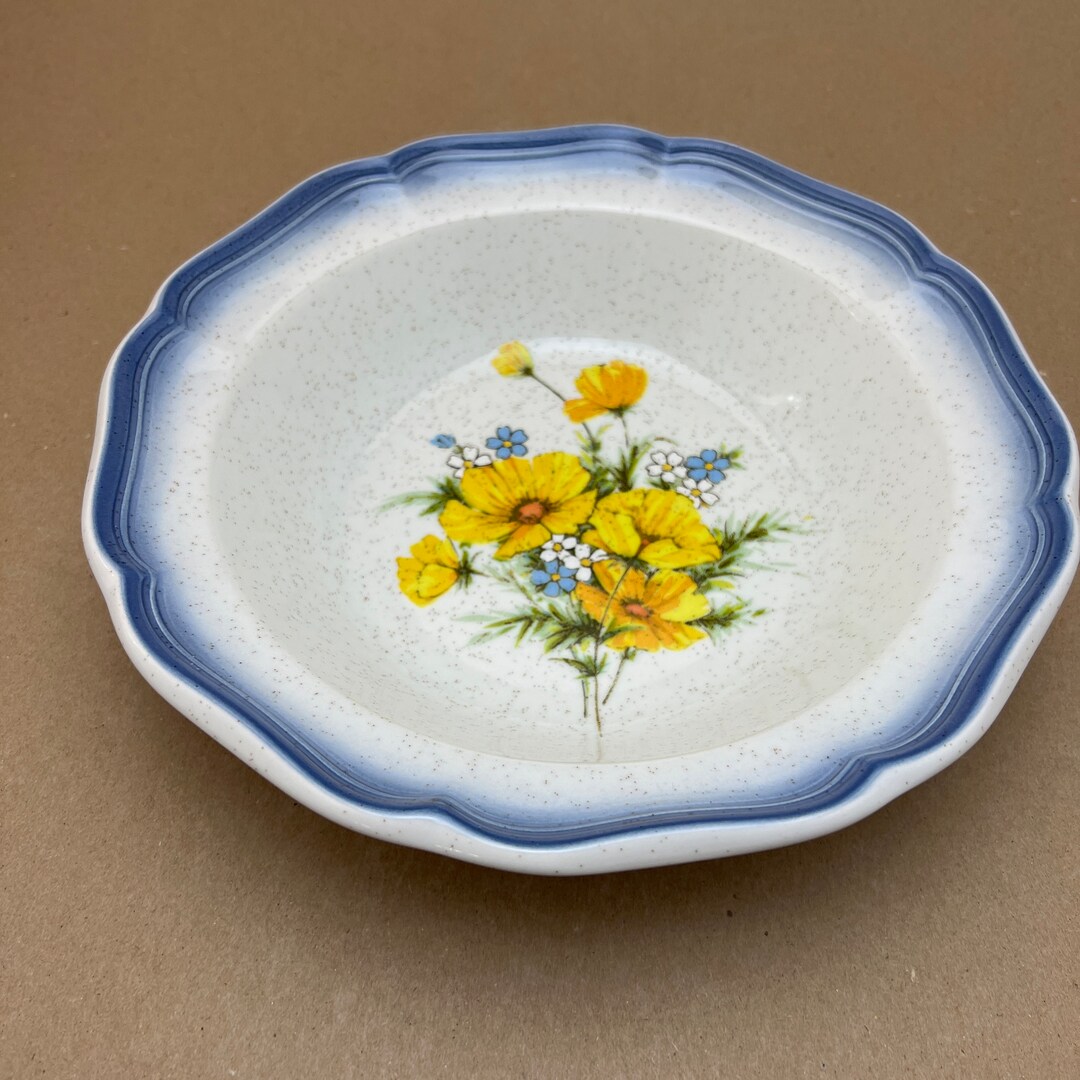 Vintage Mikasa Country Club Amy Vegetable Serving Bowl, Mikasa Floral ...