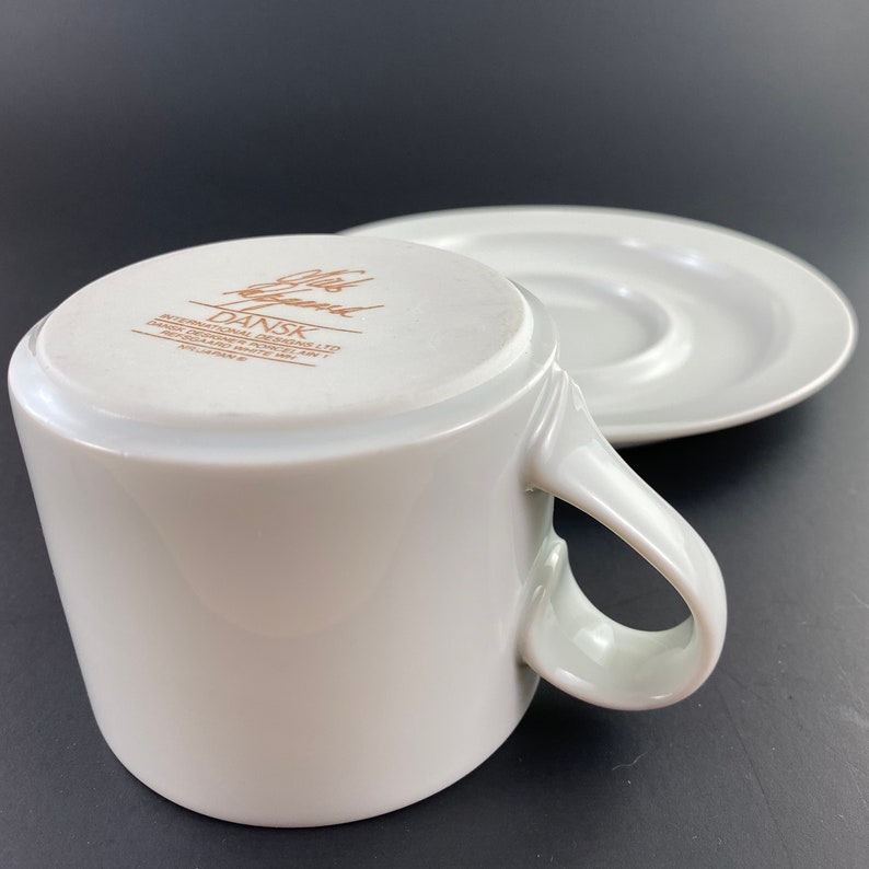 Niels Refsgaard White by Dansk Cup and Saucer Dansk Bistro | Etsy