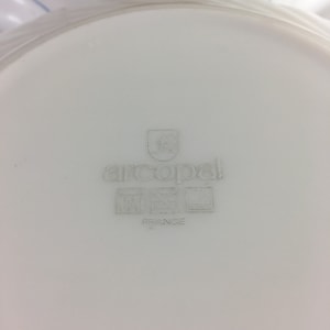 Set of 4 Arcopal France Victoria Large Rim Soup Bowl, Shabby Chic ...