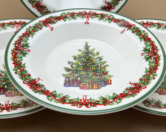 Christopher Radko Holiday Celebrations Christmas Soup Bowl, Radko ...