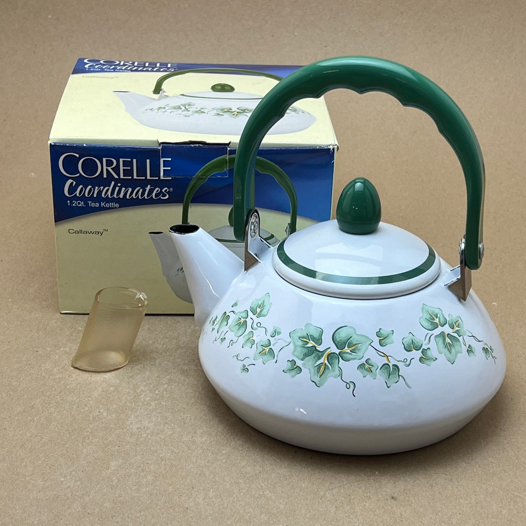 Callaway Tea Kettle Pot Porcelain Enamel on Steel, Individual Metal ...