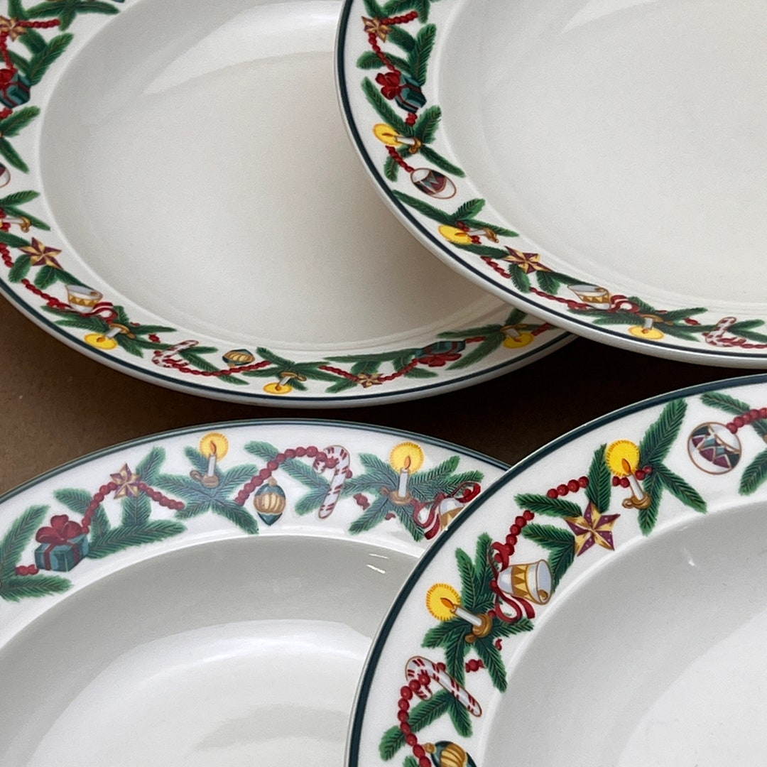 Set of 6 Christmas Cheer by SAKURA Majesticware Rim Soup Bowl, Sakura ...