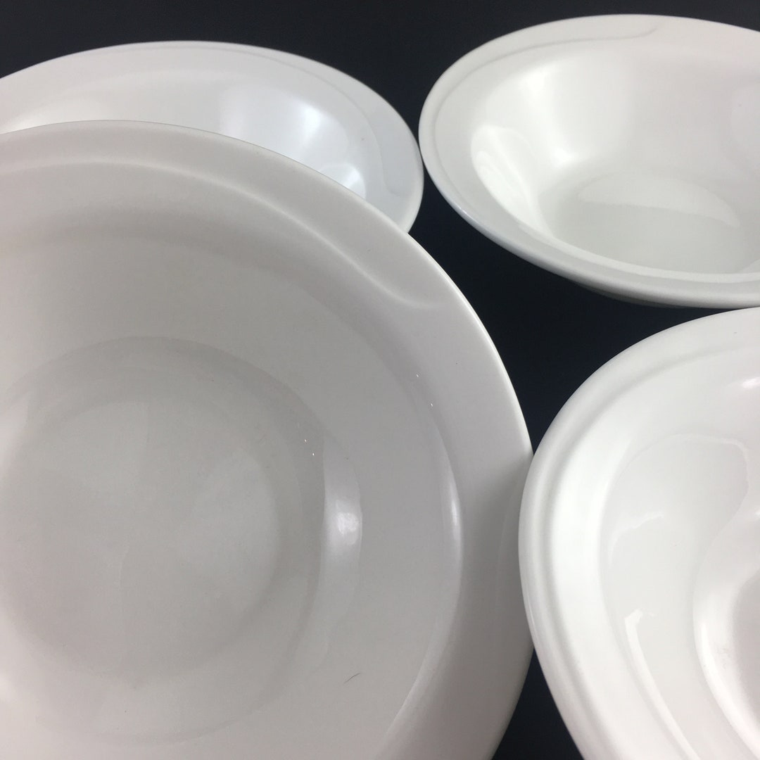 Restaurant Ware Oneida Eclipse Bone China Cereal Soup Bowl, Asymmetric ...