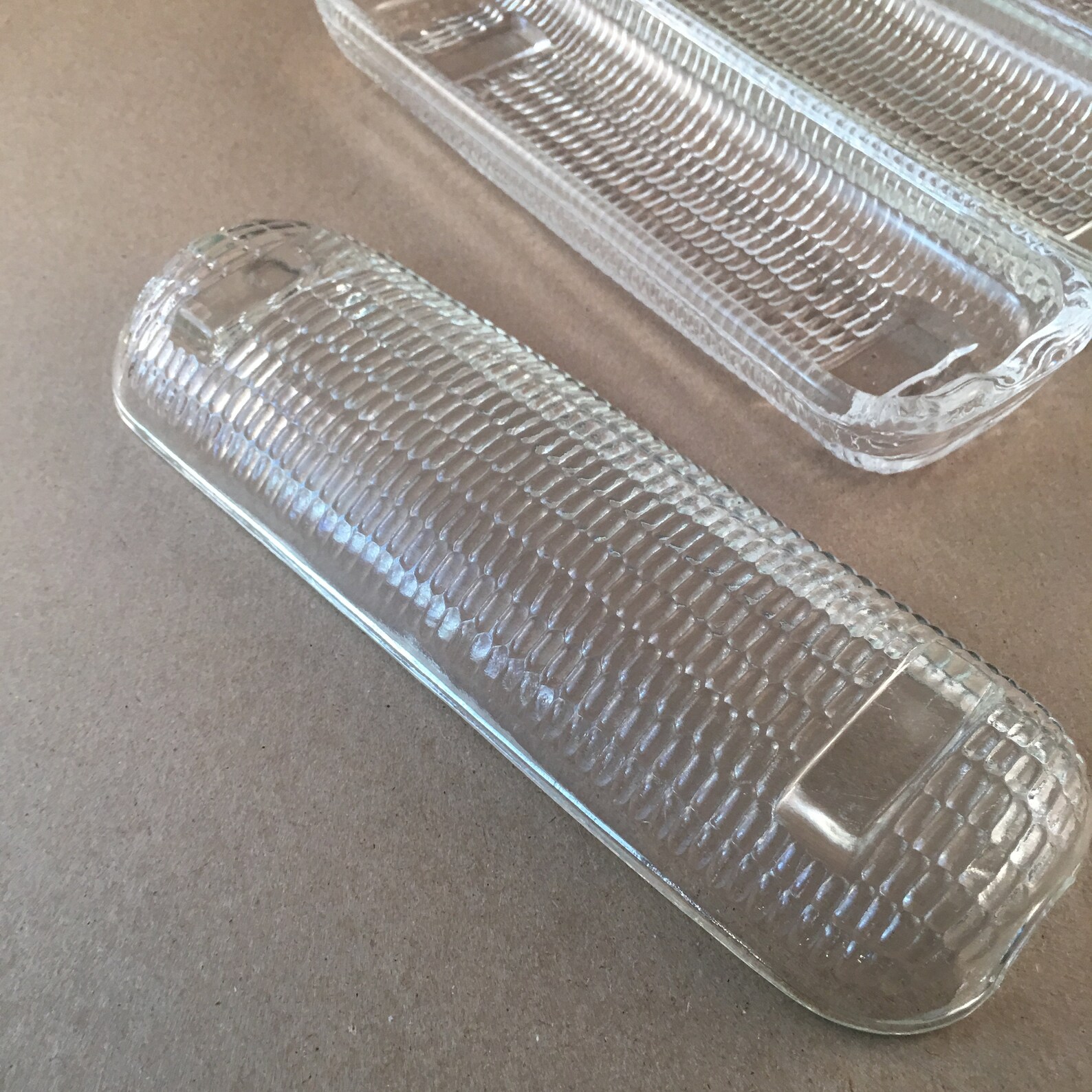 Set of 4 Glass Corn Cob Dish Brazil/ Vintage BBQ Picnic - Etsy