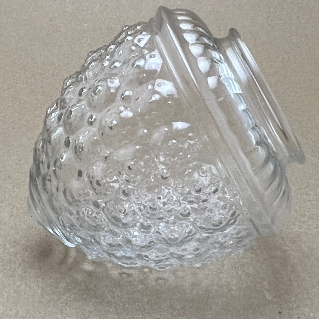 Acorn Shape Glass Light Shade: Mid-century Modern Quilted Ceiling Globe ...