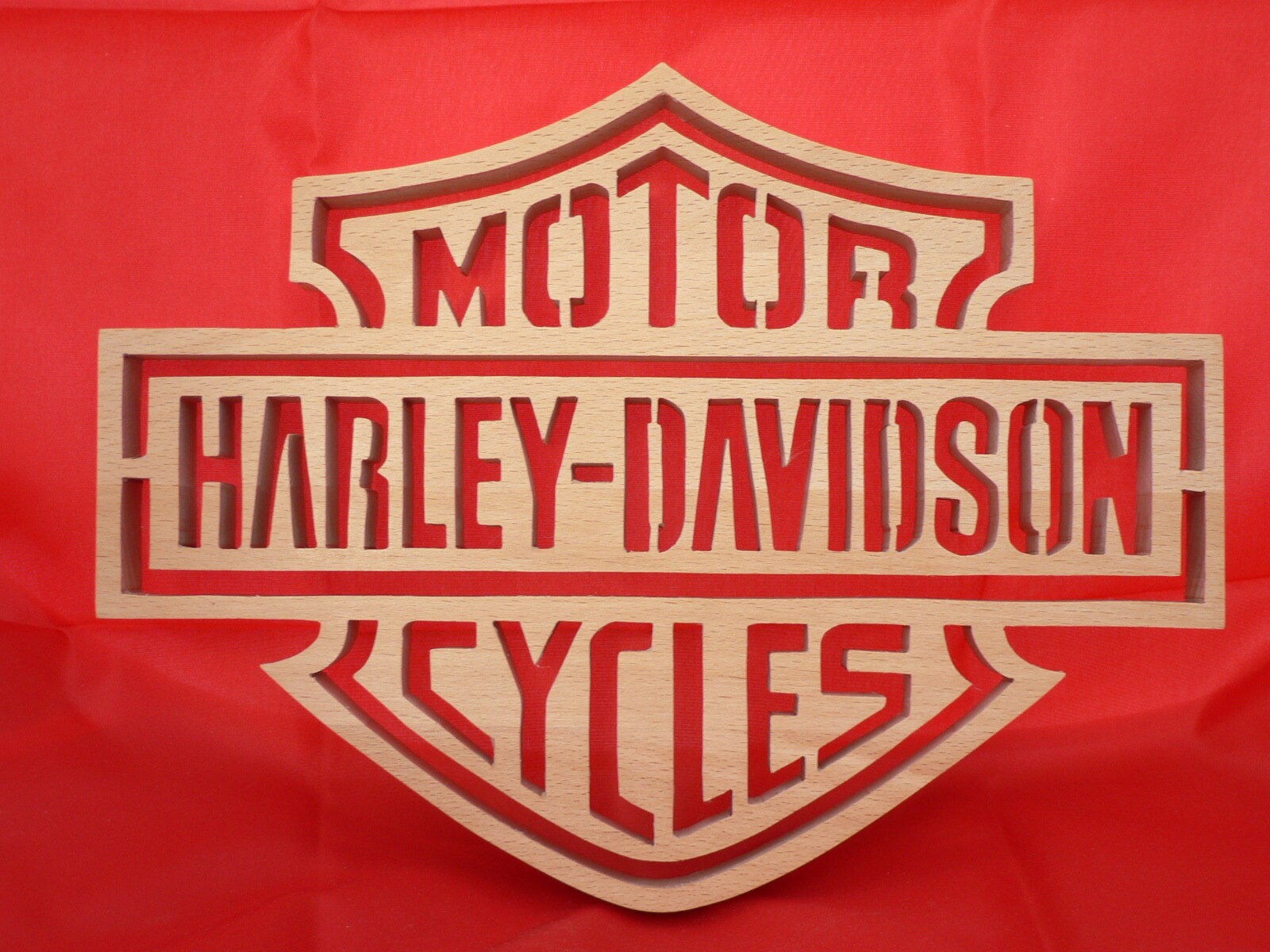 Logo Harley Motor Cycles en bois découpé - Etsy France