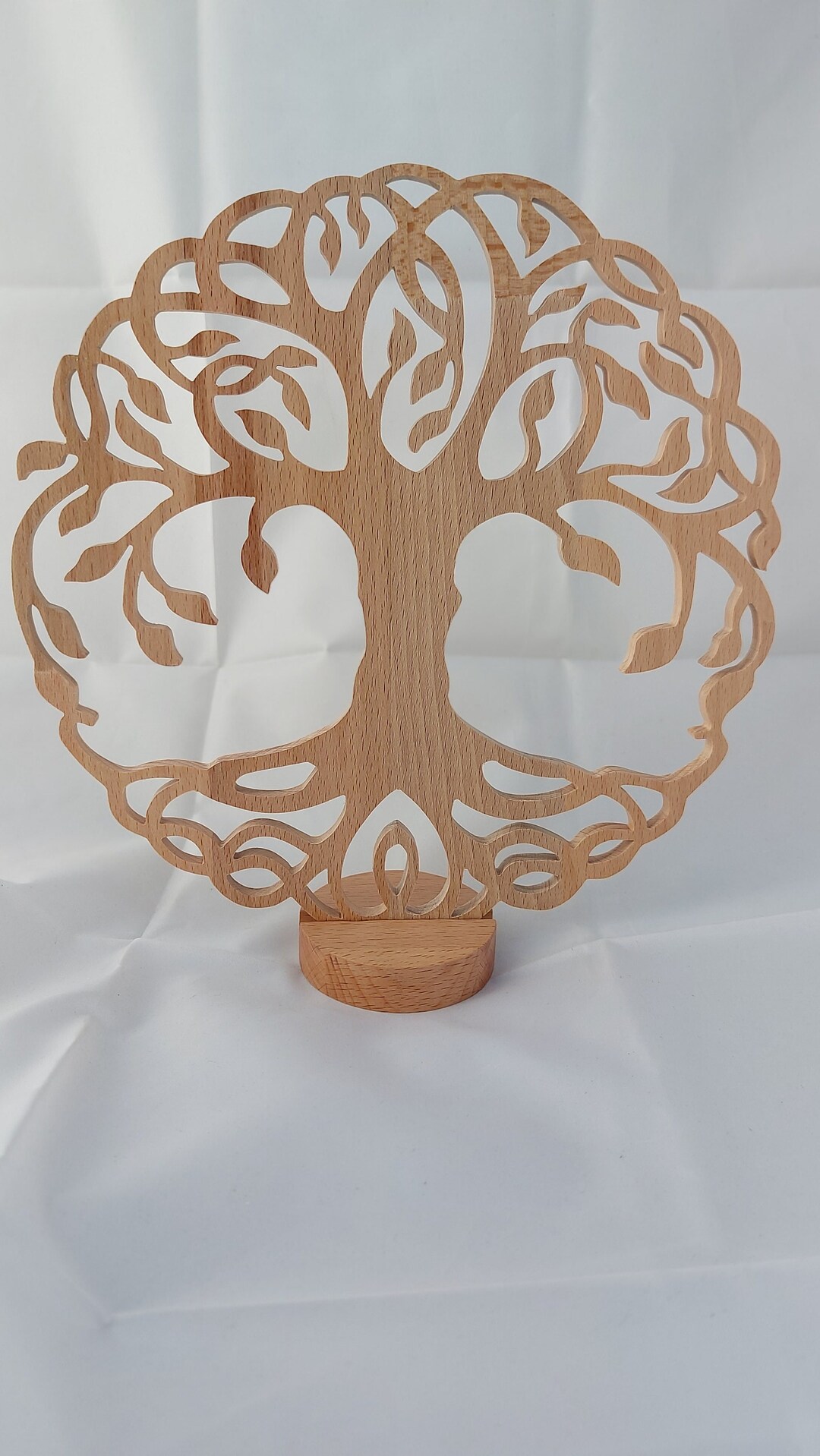 Celtic Style Solid Beech Tree of Life on Base - Etsy