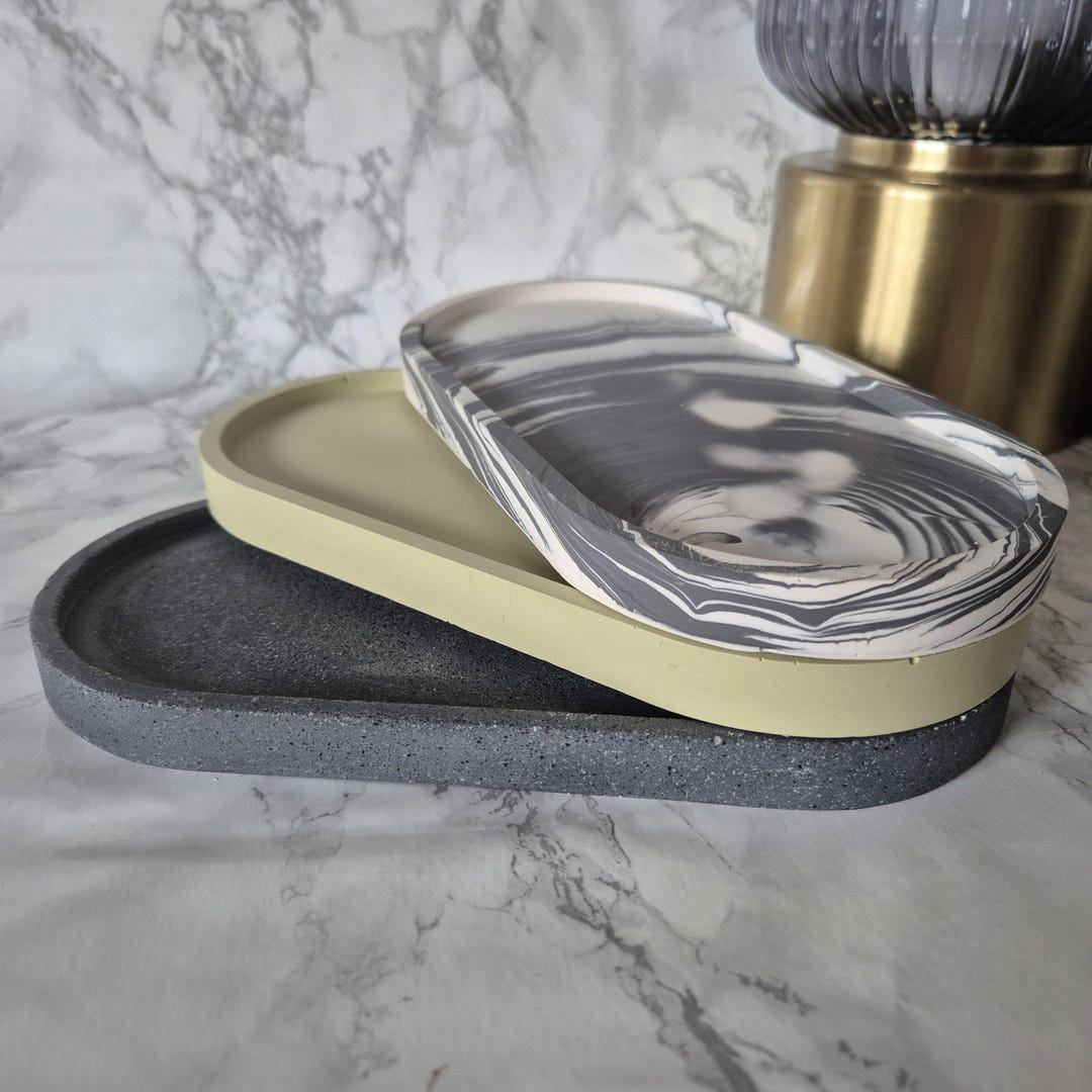 Large Oval Vanity Tray | Various Colours | Bathroom Accessory ...