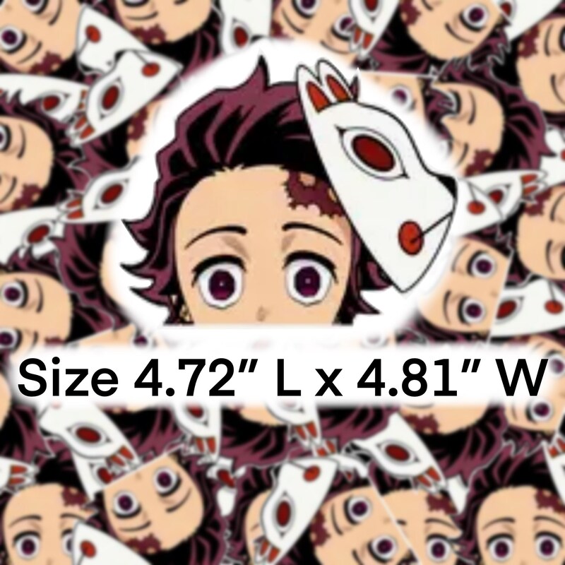 Tanjiro Mask - Etsy