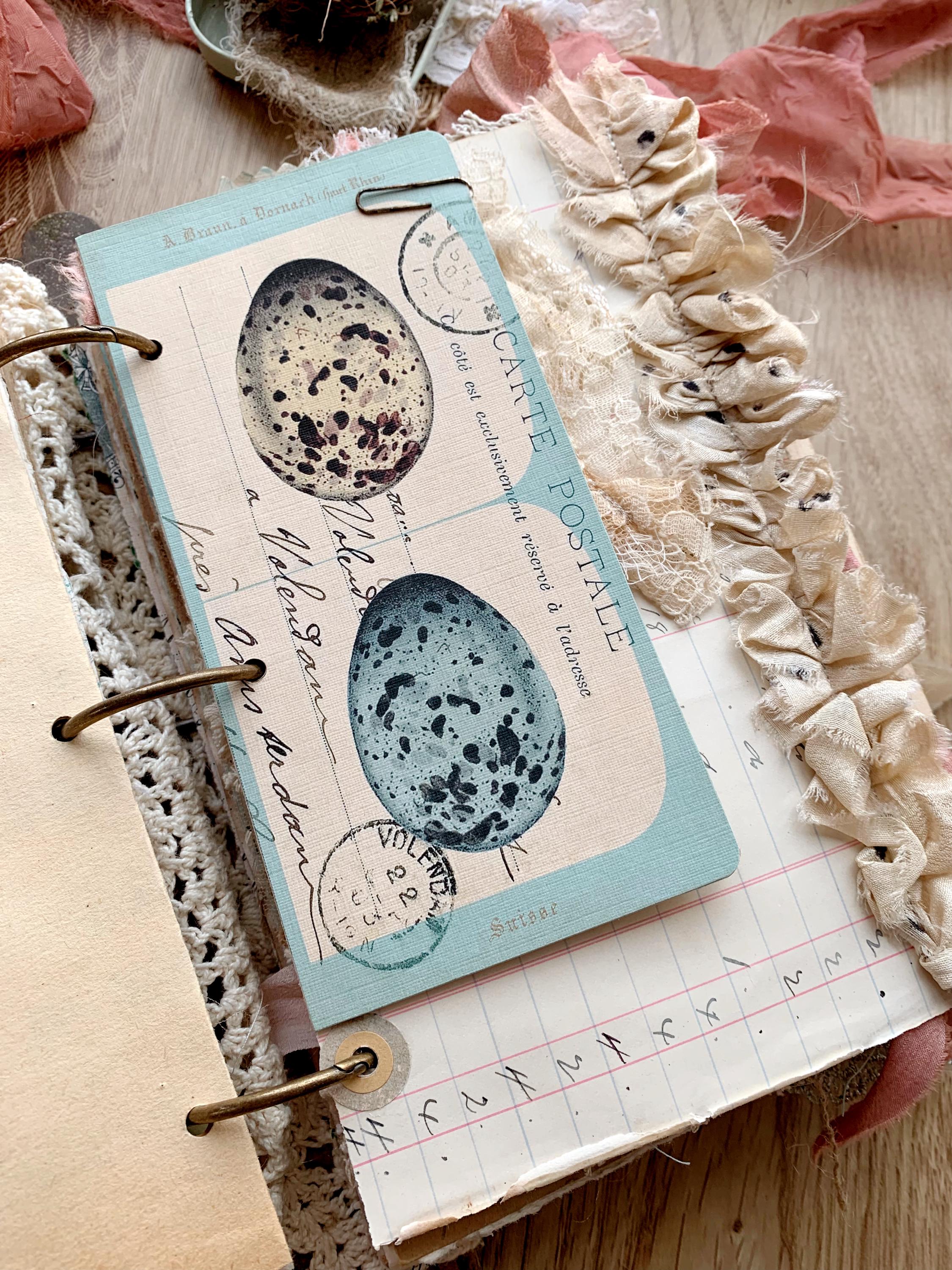 Nesting Printable Journal Kit - A4 Digital Download - Decorative Papers ...