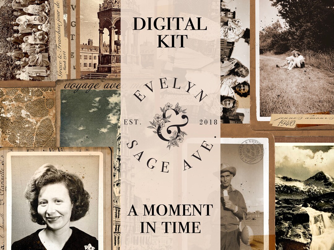 A Moment in Time Printable Journal Kit - A4 Digital Download ...