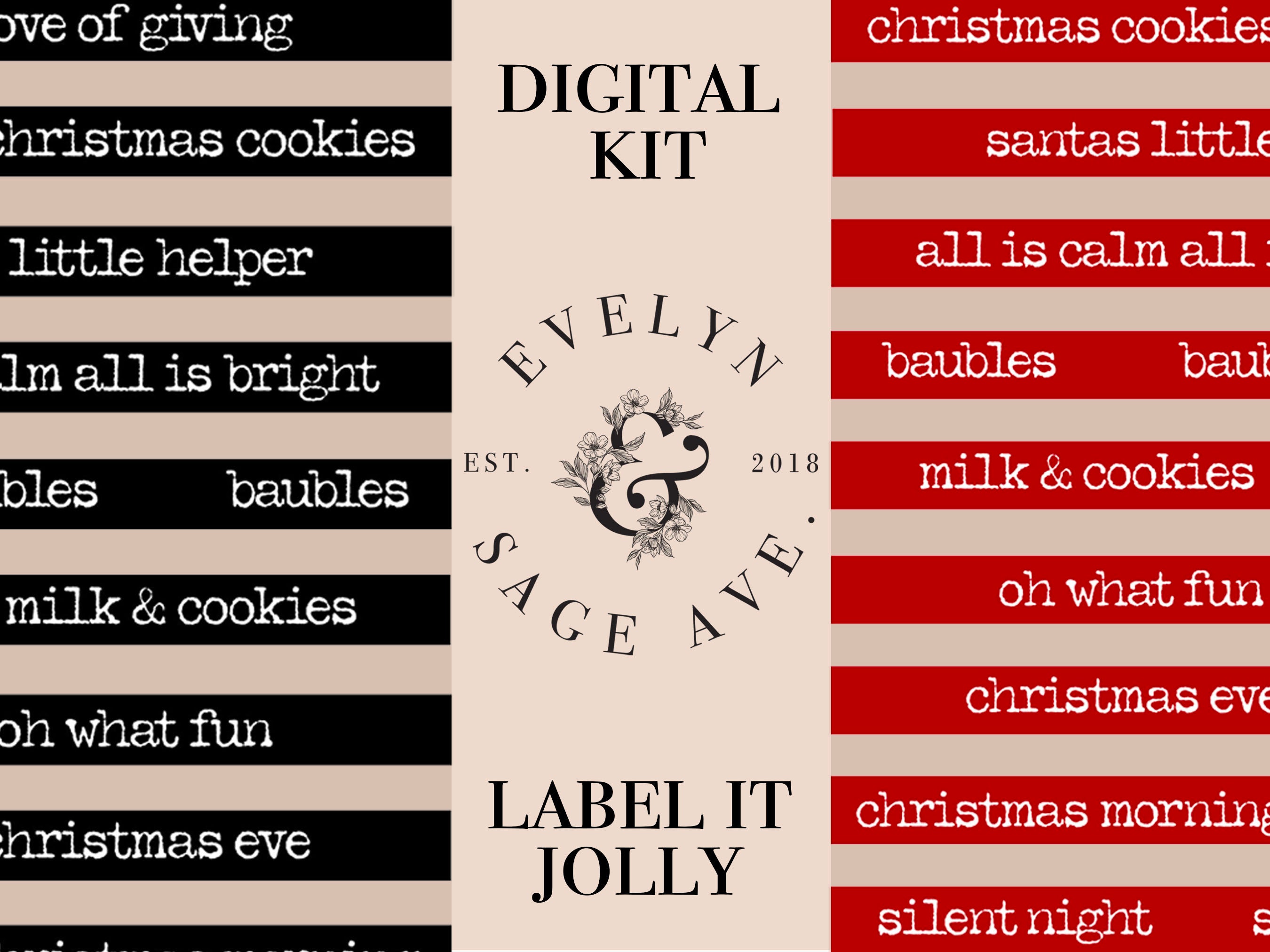Label It Jolly Printable Journal Kit - A4 Digital Download - Decorative ...