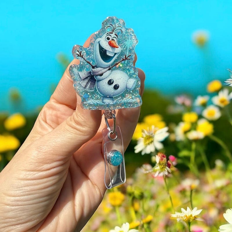 Olaf Badge Reels Nurse - Etsy