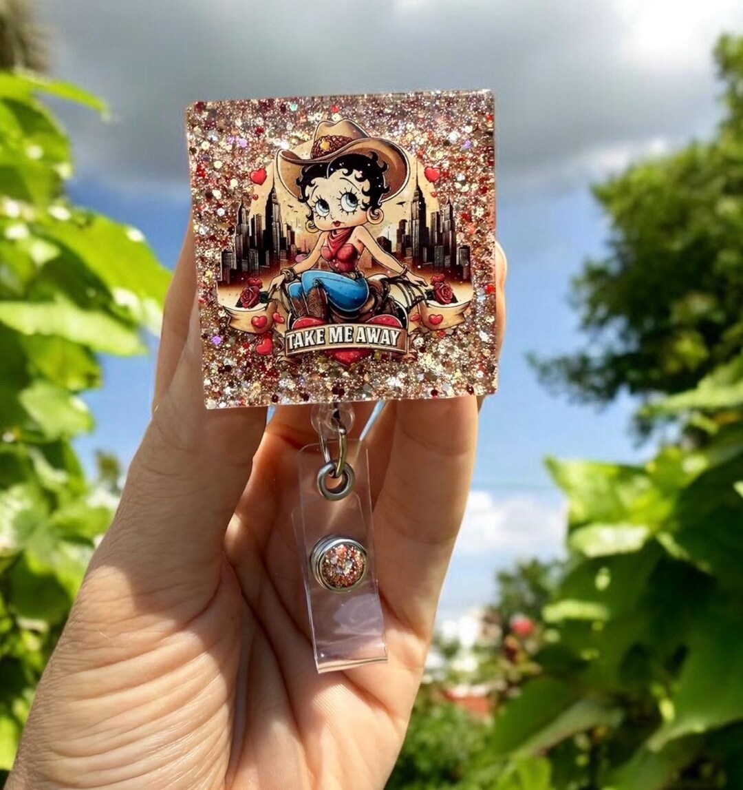 Betty Boop Badge Reel, Nurse Badge Reel, Teacher Badge Reel ...