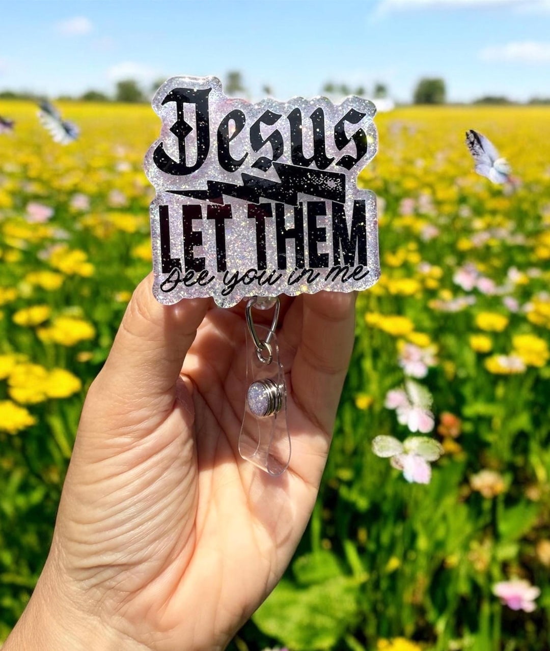 Christian Badge Reel, Jesus Let Them See You in Me, Nurse Badge Reel ...