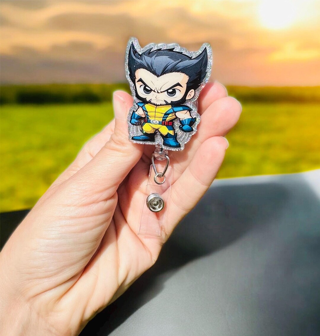 Wolverine Badge Reel, ID Holder, Nurse Badge Reel, Teacher Badge Reel ...