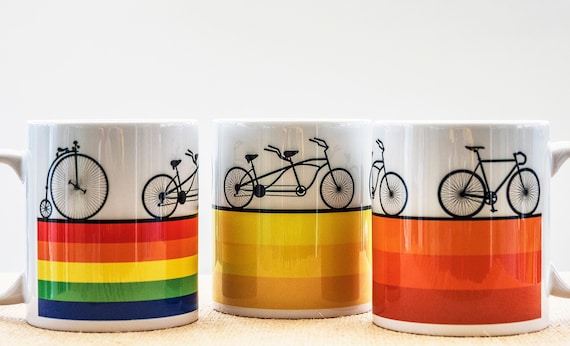 Bicycle Bike Coffee Mug Cycles Gifts for Cyclists Cycling | Etsy