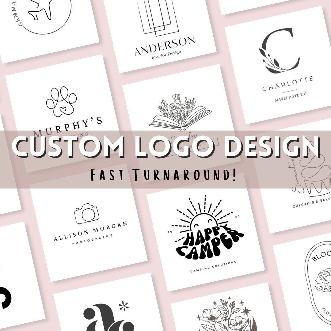 Custom Logo Professional Designs Minimalist, Wordmark, Abstract ...