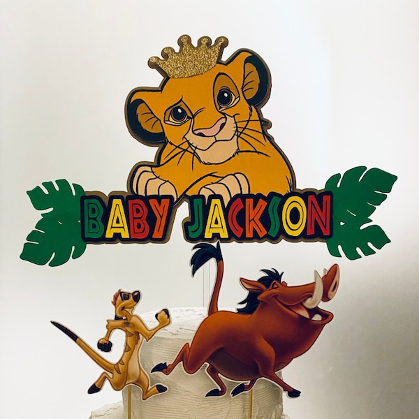Simba Cake Topper - Etsy