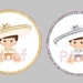 Charro Personalized Stickers /charrito Charrita Labels / Gold or Silver ...