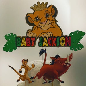 Baby Simba Cake Topper / Ready in 48 Hours / Lion Birthday Cake Topper ...