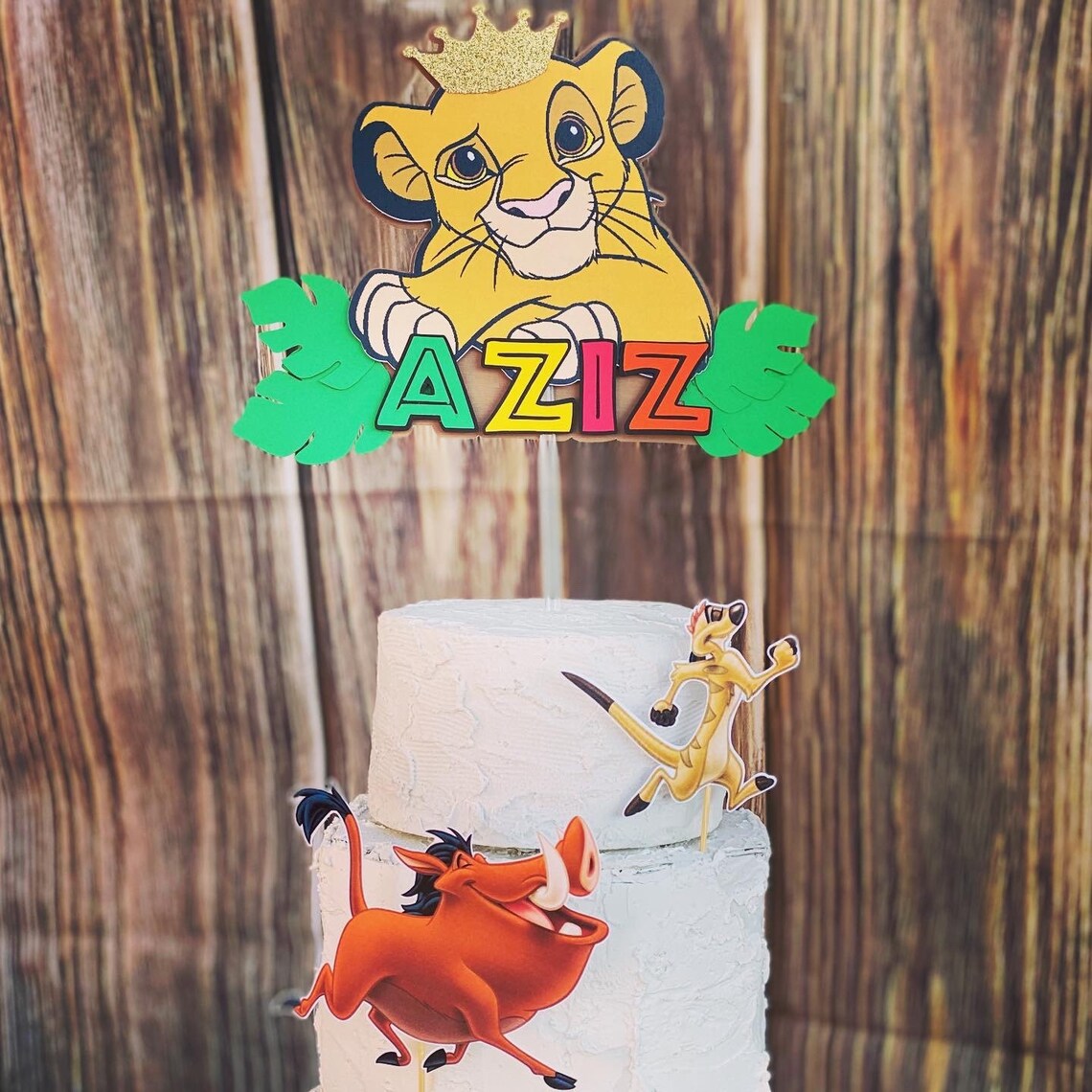 Baby Simba Cake Topper / Ready in 48 Hours / Lion Birthday | Etsy