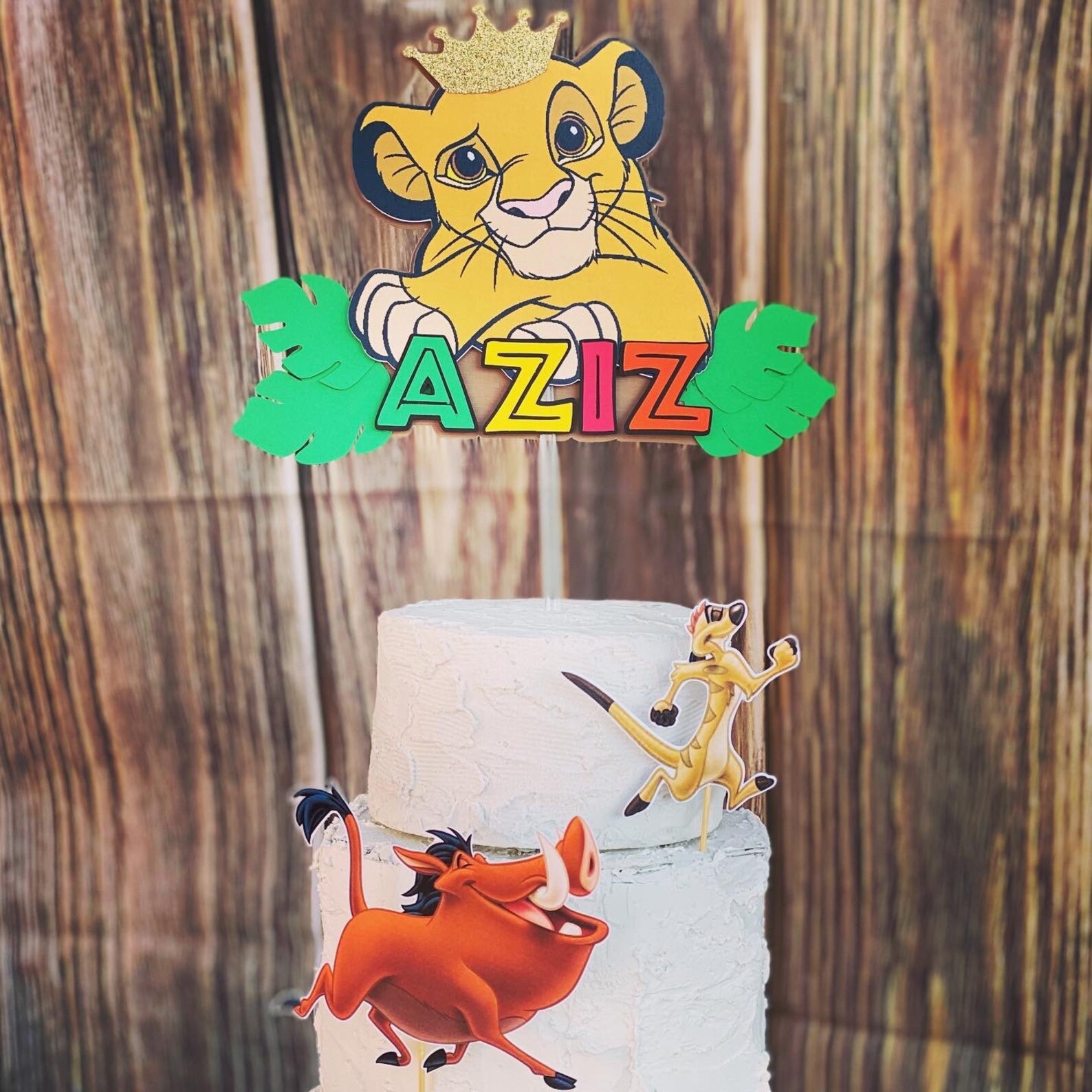 Baby Simba Cake Topper / Ready in 48 Hours / Lion Birthday Cake Topper ...