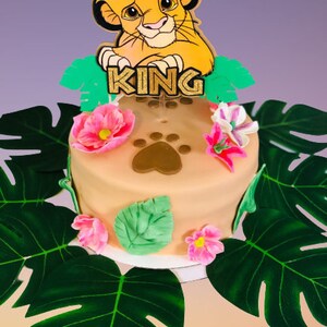 Baby Simba Cake Topper / Ready in 48 Hours / Lion Birthday Cake Topper ...