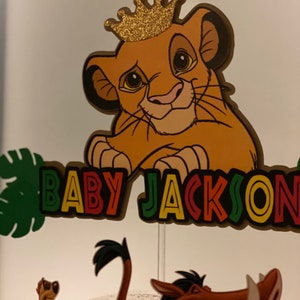 Baby Simba Cake Topper / Ready in 48 Hours / Lion Birthday Cake Topper ...