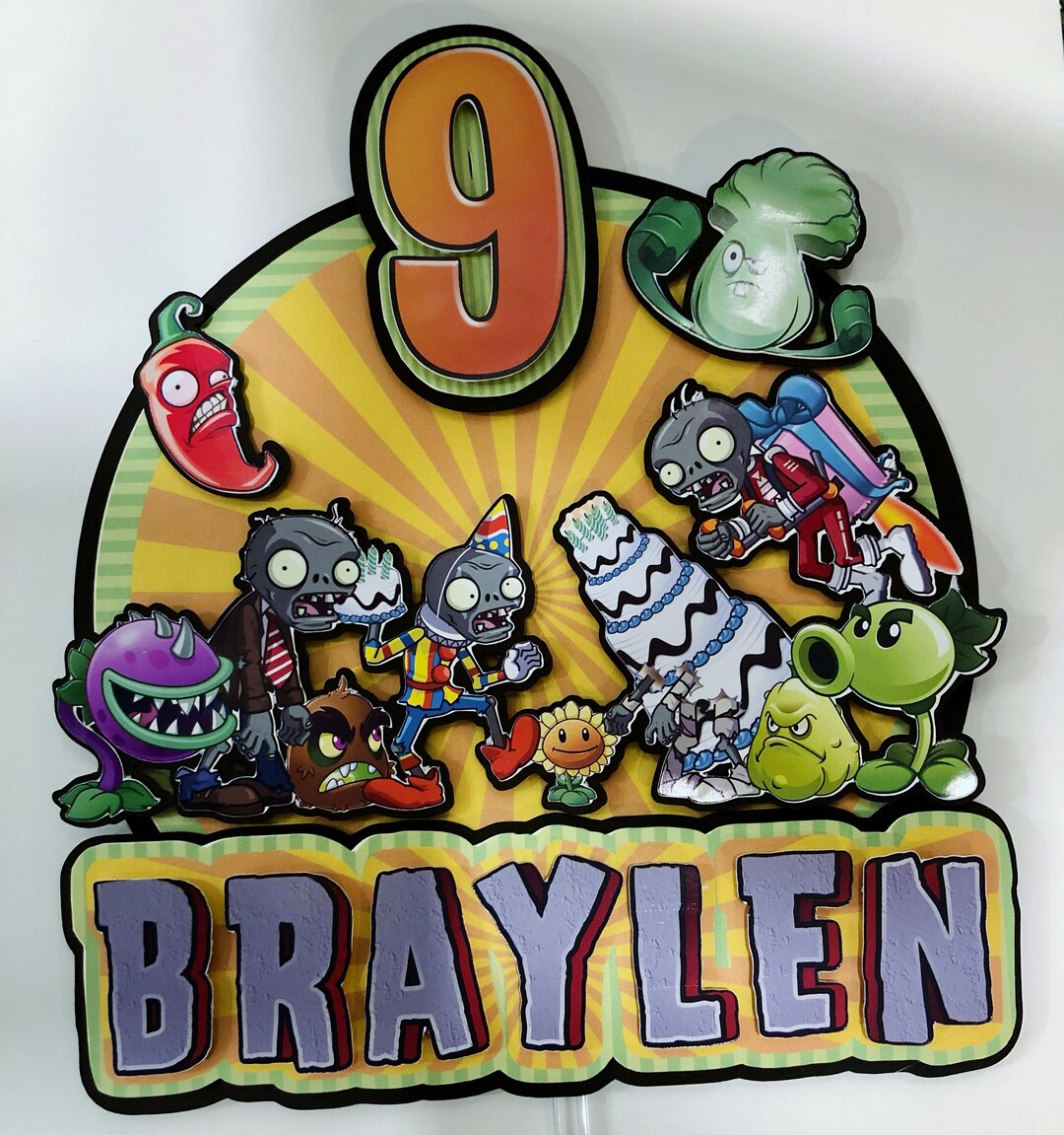Video Game Cake Topper - Birthday Cake Topper / READY IN 48 HOURS - Etsy