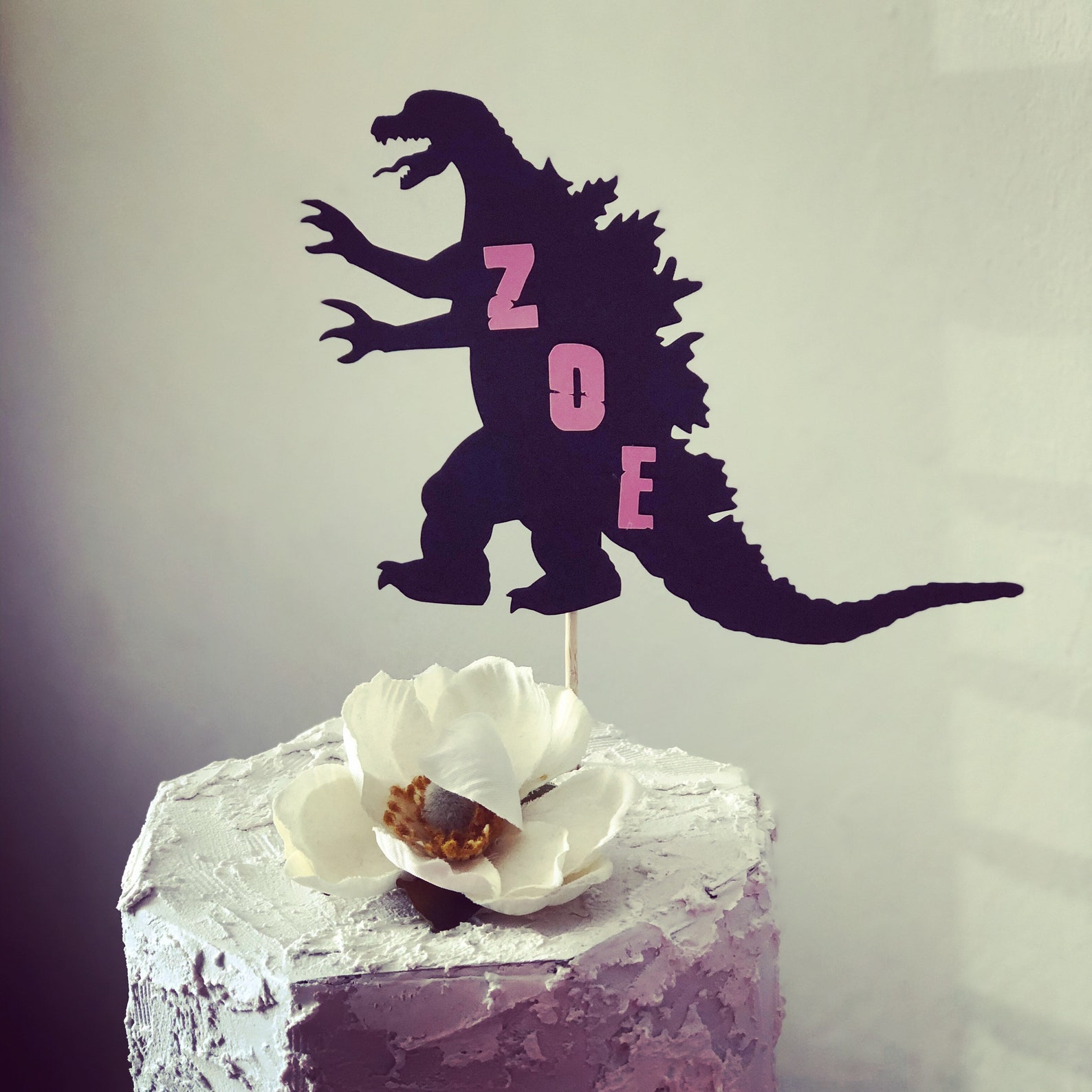 Godzilla Centerpiece Picks/ Godzilla Cake Topper / Dinosaur - Etsy