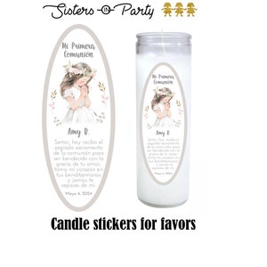 First Communion Stickers / First Communion Labels / Communion Favors ...