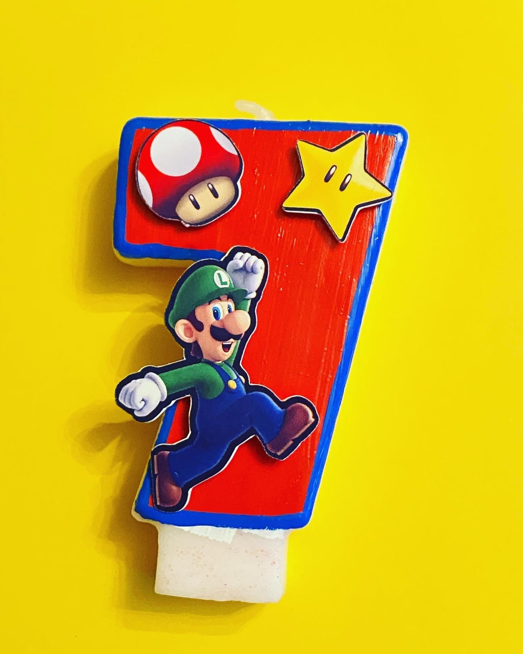 Luigi Candle (any Age) - Etsy