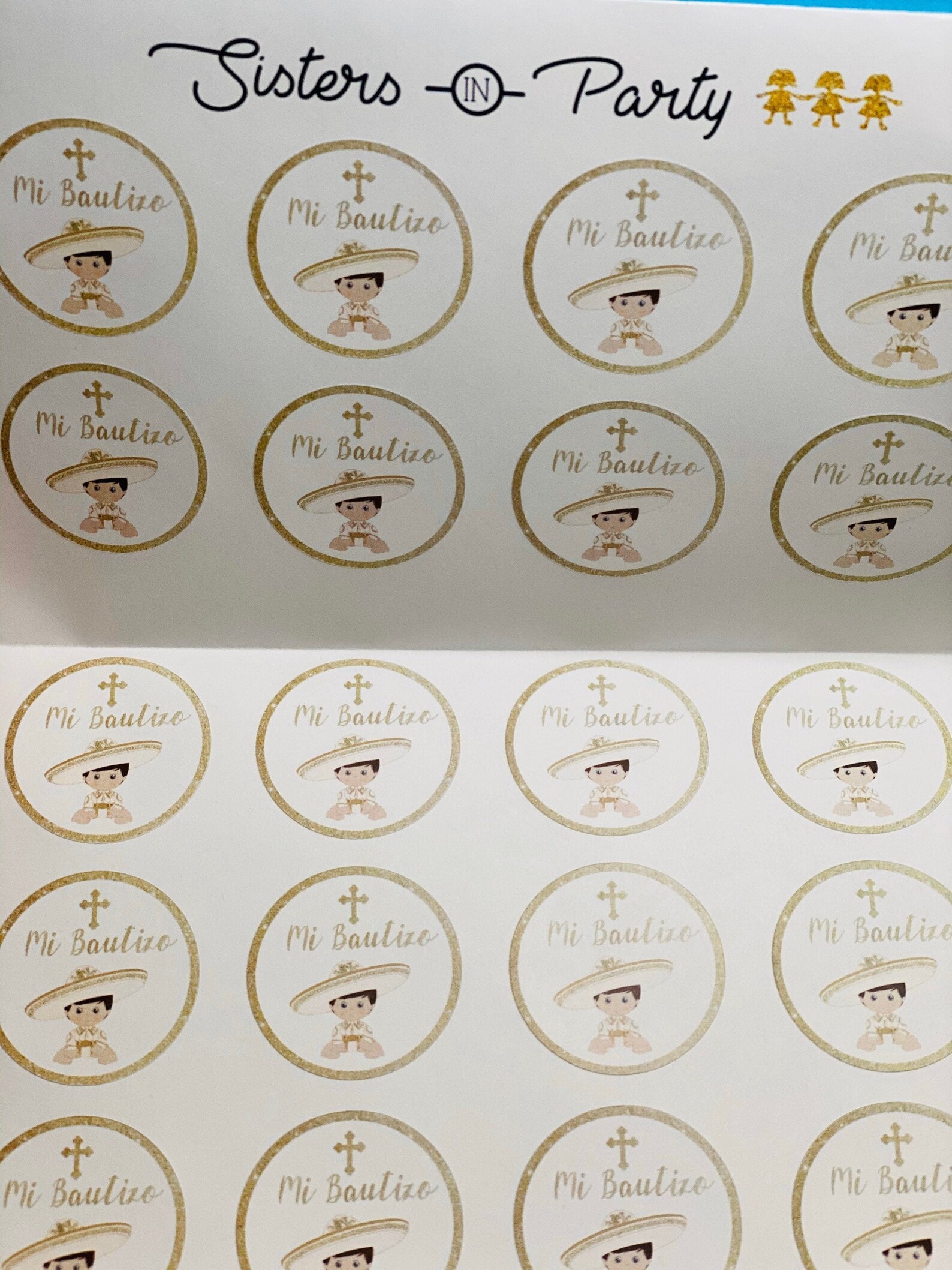 Charro Personalized Stickers /charrito Charrita Labels / Gold - Etsy